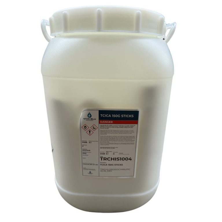 Buy Trichlor Chlorine Tablets 25Kg (150g Sticks) Online | Viva Blu